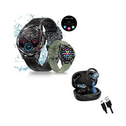 HYIEAR Smartwatch, 1,32-Zoll-Touchscreen