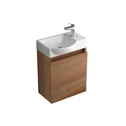 Alpenberger Badezimmer-Set aus Handwaschbecken mit Unterschrank