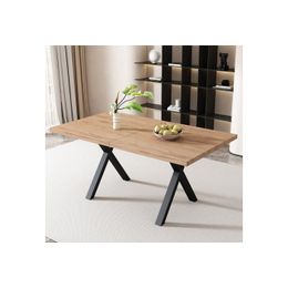REDOM Esstisch Esszimmertisch rechteckig Tisch (Schreibtisch