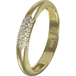 GoldDream Goldring GoldDream Gold Ring 3-reihig Zirkonia (Fingerring)