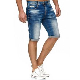 RedBridge Jeansshorts RED BRIDGE Herren Jeans Short Kurze Hose Denim Basic