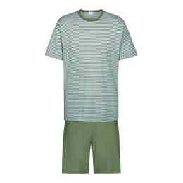 Mey Pyjama Anzug kurz, elm green