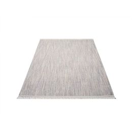 Teppich Carpet City "CLASICO 0052" Teppiche Gr. B/L: 200 cm x 290 cm, 11 mm, 1 St., grau Esszimmerteppiche