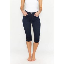 Angels Slim-fit-Jeans Jeans Anacapri mit Super Stretch Denim mit Label-Applikationen
