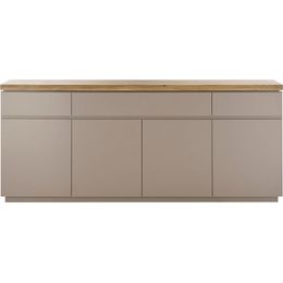 Sideboard MCA furniture "PALAMOS Sideboard" Sideboards Gr. B/H/T: 200 cm x 86 cm x 40 cm, grau (warmgrau) Sideboards