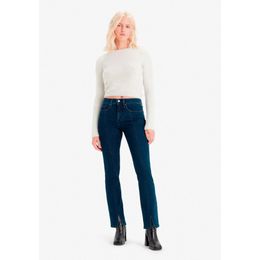 Levi's Straight-Jeans LEVI'S "314 SHP SEAMED STRAIGHT" Gr. 29, Länge 30, blau (more is not more) Damen Jeans Gerade