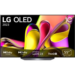 G (A bis G) LG OLED-Fernseher "OLED55B36LA" Fernseher schwarz LED Fernseher