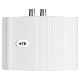 A (A+ bis F) AEG Klein-Durchlauferhitzer "MTD 350 f. Handwaschbecken, 3,5 kW, m. Stecker" Durchlauferhitzer Gr. 3,5 kW, weiß Warmwassergeräte