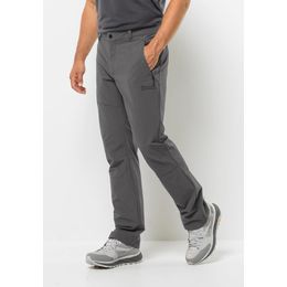 Outdoorhose Jack Wolfskin "HOLDSTEIG PANTS M" Gr. 46, Normalgrößen, grau (slate) Herren Hosen Outdoorhosen