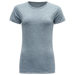 DEVOLD - Breeze Woman T-Shirt - Merinounterwäsche Gr L grau