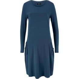 bonprix Oversize-Baumwoll-Kleid mit Taschen, knieumspielend