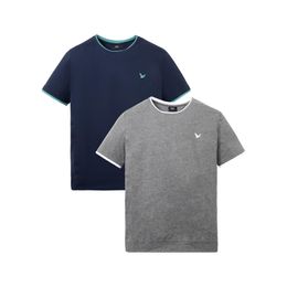 bonprix T-Shirt mit Komfortschnitt (2er Pack)