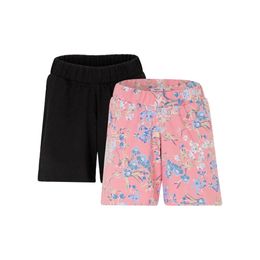 bonprix Baumwolljersey-Shorts mit breitem Bequembund, 2er-Pack