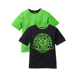 bonprix Jungen T-Shirt aus Bio-Baumwolle (2er Pack)