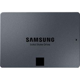 Samsung 870 QVO interne SSD (2 TB) 2,5" 560 MB/S Lesegeschwindigkeit, 530 MB/S Schreibgeschwindigkeit, grau