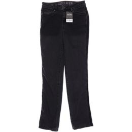 SOCCX Damen Jeans, schwarz, Gr. 27