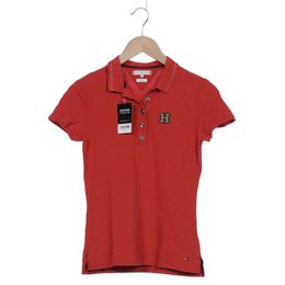 Tommy Hilfiger Damen Poloshirt, rot, Gr. 36