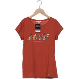 Tom Tailor Denim Damen T-Shirt, orange, Gr. 36