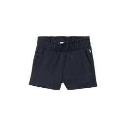 Tom Tailor Mädchen Shorts mit Struktur, blau, Uni, Gr. 116/122