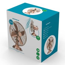 Tristar Kupfern glänzender Tischventilator VE5970