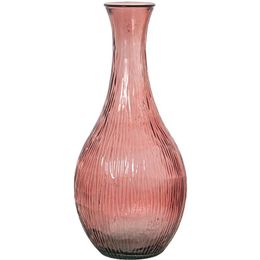 Vase recyceltes Glas 75 cm Pink ° 32x75cm Mund: ° 15/° 8cmpour Alle Stile, um dem Haus eine Berührung zu verleihen