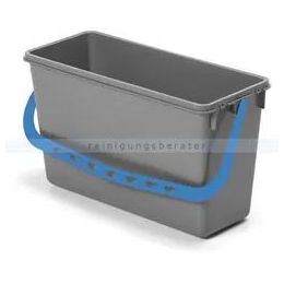 Putzeimer für Reinigungswagen Numatic 15 Liter grau, blau mit farbcodiertem Henkel blau