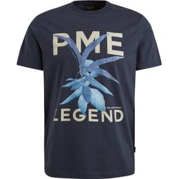 PME-Legend PME LEGEND T-Shirt, Frontprint, Baumwolle, für Herren, blau, XL