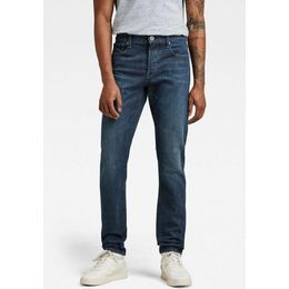 G-Star Raw Slim-fit-Jeans 3301 Slim mit toller Waschung und Elasthan, blau