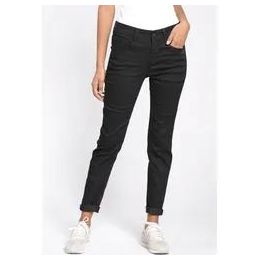 Mendler 5-Pocket-Jeans GANG "94Amelie" Gr. 33 (42), N-Gr, schwarz (black) Damen Jeans Weite Bestseller