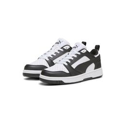 Puma Sneaker 'Rebound V6' Jungen Gr&ouml;&szlig;e 37 schwarz / wei&szlig;
