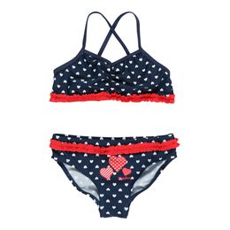 Playshoes Bikini 'Schw&auml;ne' M&auml;dchen Gr&ouml;&szlig;e 98/104 blau / rot / wei&szlig;
