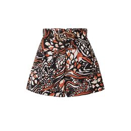 River Island Shorts Damen Gr&ouml;&szlig;e 34 beige / orange / wei&szlig;