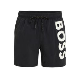 BOSS Badeshorts 'Octopus' Herren Gr&ouml;&szlig;e M schwarz / wei&szlig;