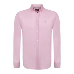 Williot Hemd Herren Gr&ouml;&szlig;e S grau / pink / wei&szlig;