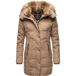 Marikoo Wintermantel Damen Gr&ouml;&szlig;e XXL braun / taupe