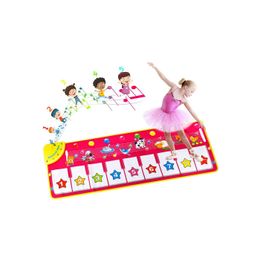 EXTSUD Spielmatte Klaviermatte Kinderspielzeug Mädchen Kleinkinder Baby Spielzeug (Klaviertastatur Keyboard Musikmatte Tanzmatten
