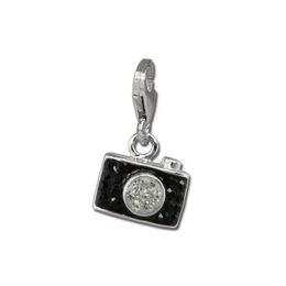 SilberDream Charm-Einhänger SilberDream schwarz Charm Fotoapparat