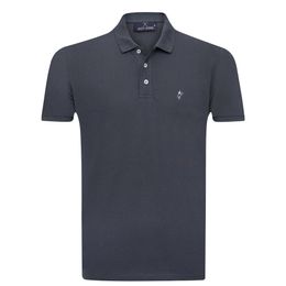 Jacey Quinn Poloshirt Herren Gr&ouml;&szlig;e L anthrazit / wei&szlig;