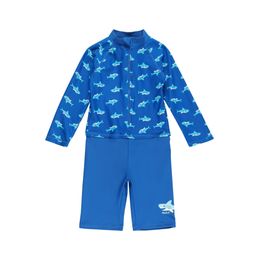 Playshoes UV-Schutz 'Hai' Jungen Gr&ouml;&szlig;e 62/68 blau / t&uuml;rkis / schwarz / wei&szlig;