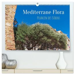 Calvendo Mediterrane Flora - Pflanzen des Südens (hochwertiger Premium Wandkalender 2025 DIN A2 quer), Kunstdruck in Hochglanz