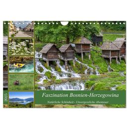 Faszination Bosnien-Herzegowina (Wandkalender 2025 DIN A4 quer), Calvendo Monatskalender