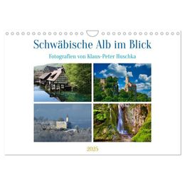 Schwäbische Alb im Blick (Wandkalender 2025 DIN A4 quer), Calvendo Monatskalender