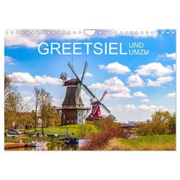 Greetsiel und Umzu (Wandkalender 2025 DIN A4 quer), Calvendo Monatskalender