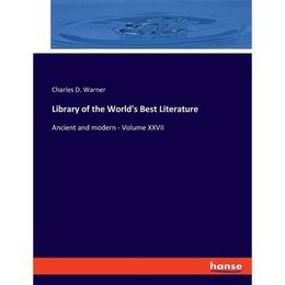 Hansebooks Library of the World's Best Literature - Charles D. Warner, Kartoniert (TB)