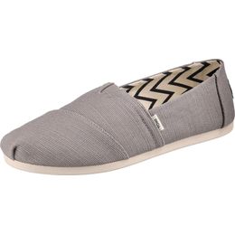 Toms Shoes TOMS Slipper 'ALPARGATA' Damen Gr&ouml;&szlig;e 41 blau / taupe / schwarz / wei&szlig; Sommerschuhe