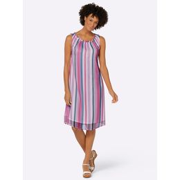 Sommerkleid Casual Looks "Kleid" Gr. 42, Normalgrößen, rosa (fuchsia, bedruckt) Damen Kleider Sommerkleider