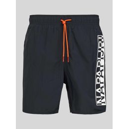 Napapijri Regular Fit Badehose mit elastischem Bund