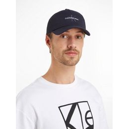 Calvin Klein Jeans Trucker Cap MONO LOGO EMBRO TRUCKER HAT mit Netz-Einsatz, schwarz