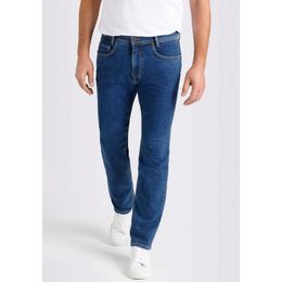 MAC Straight-Jeans Arne in gepflegter Optik, mit Stretch, blau