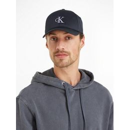 Calvin Klein Jeans Snapback Cap MONOGRAM EMBRO CAP mit Logostickerei, lila|schwarz